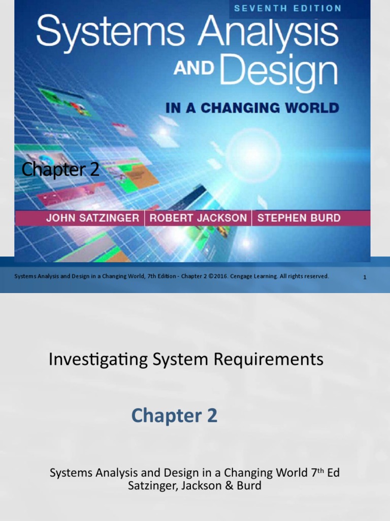 InvestigatingSystemRequirements Ch2 | PDF | Conceptual Model | Unified Modeling Language