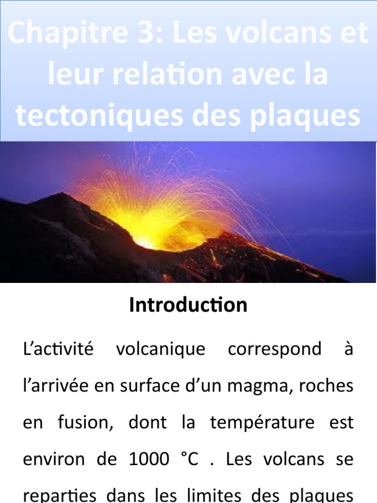 Volcans et Tectonique des Plaques | PDF | Volcan | Magma