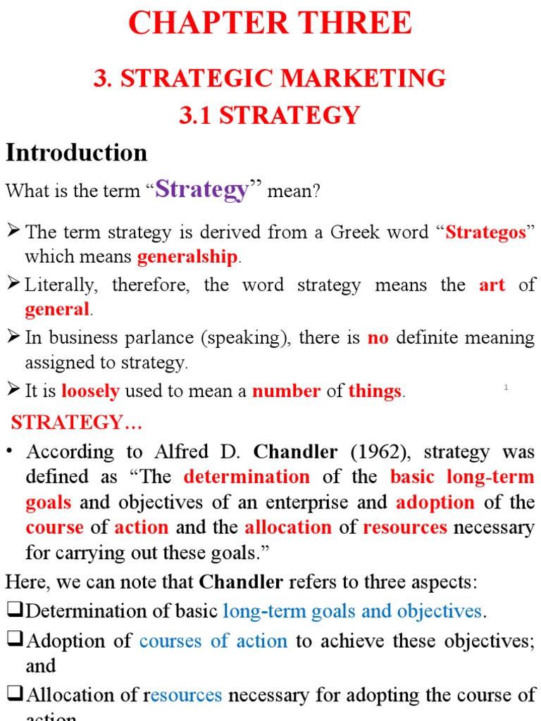 Chapter Three | PDF | Marketing | Marketing Strategy Chapter Three | PDF | Marketing | Marketing Strategy