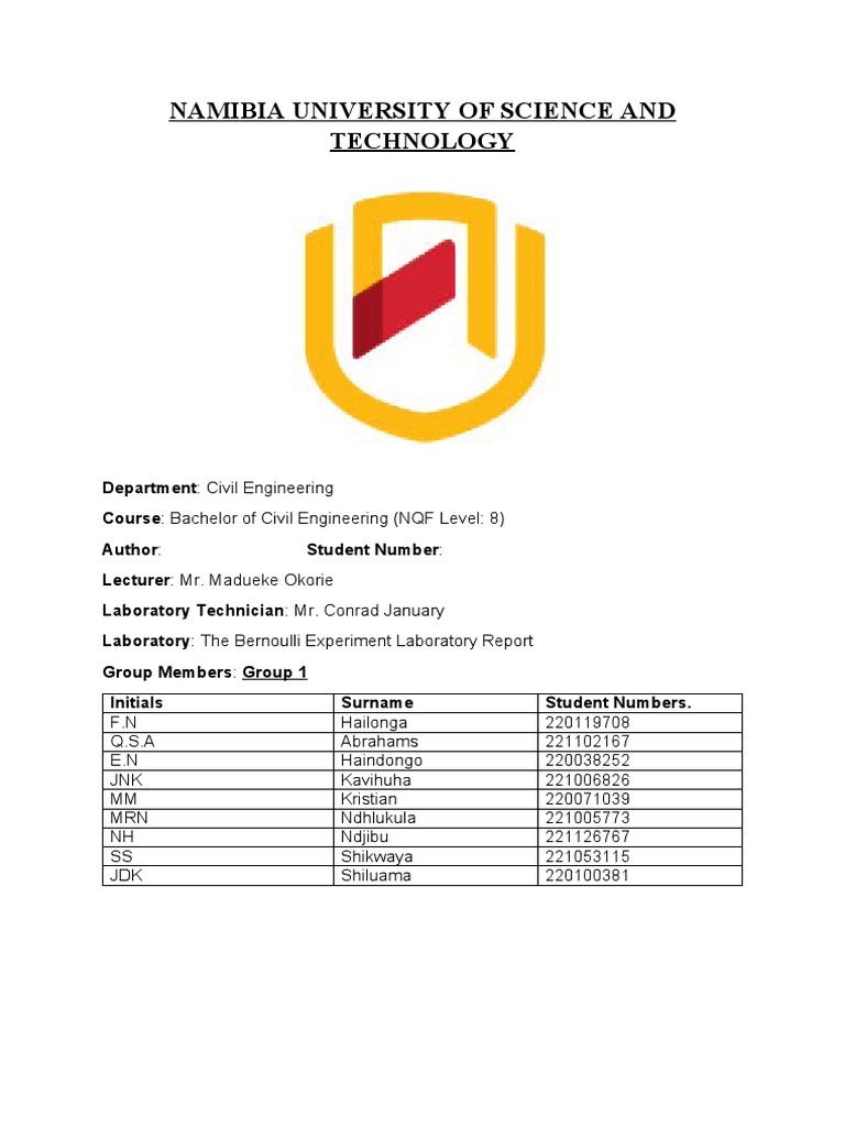 Lab Report Bernoulli Theory, Discussion, Conclusion | PDF | Fluid ... Lab Report Bernoulli Theory, Discussion, Conclusion | PDF | Fluid ...