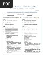 SBI DBT Form | PDF