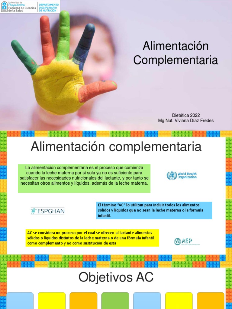 Guía de Alimentación Complementaria 2022 | PDF | Amamantamiento | Alimentos