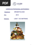 Factores CHATTO en la conservación alimentaria | PDF | Alimentos | Oxígeno