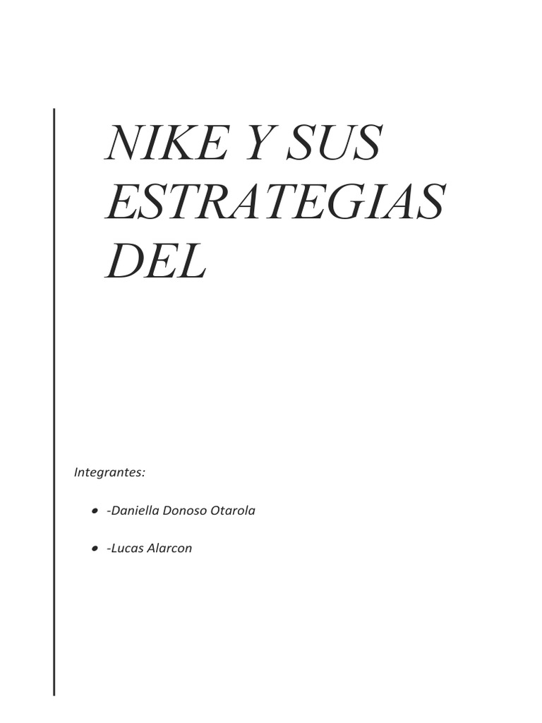 Nike Marketing (Final) | PDF | Nike | Marketing