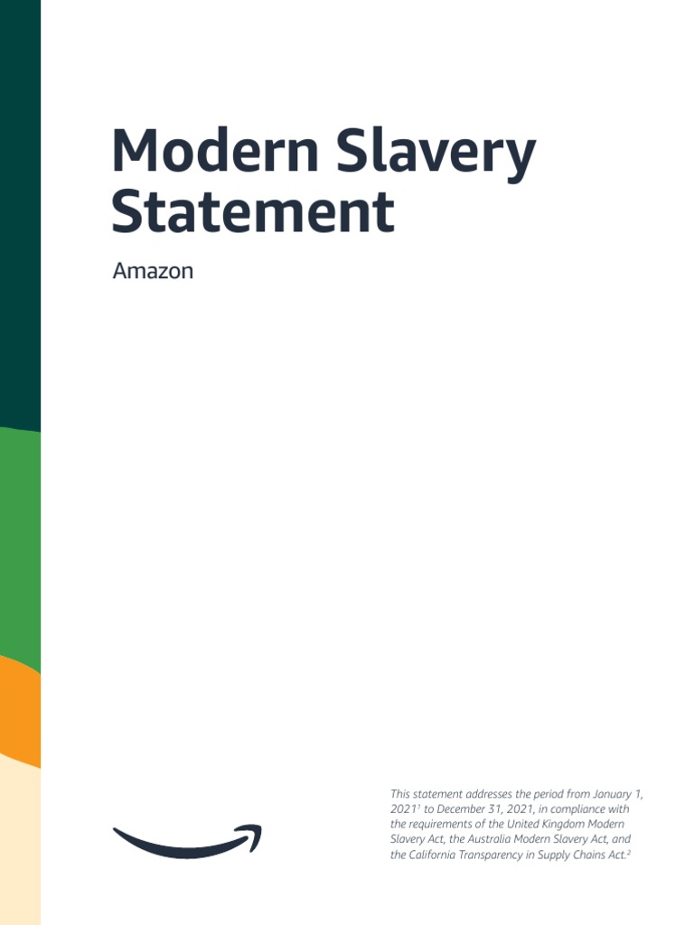 2021 Modern Slavery Statement | PDF 2021 Modern Slavery Statement | PDF