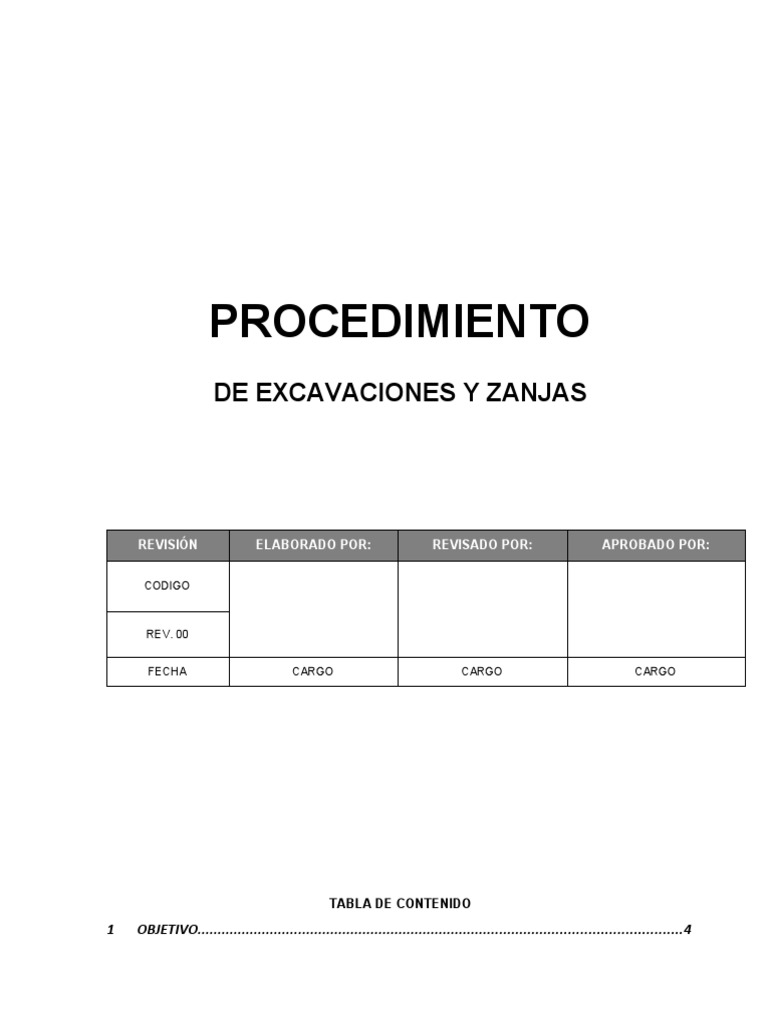 PRO - Excavaciones y Zanjas | PDF | Suelo
