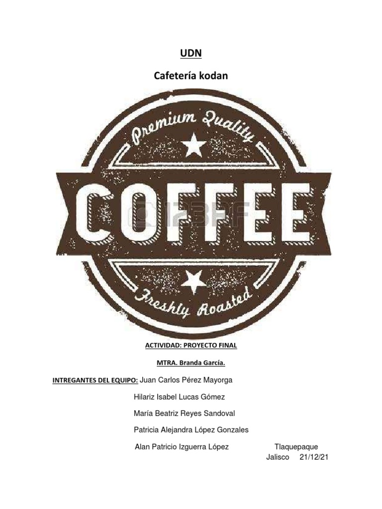 Cafeteria Kodan 1,2 B | PDF | café | Gestión de recursos humanos