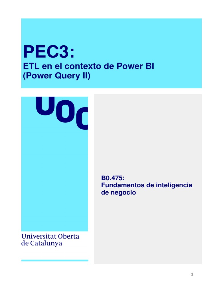 PEC3-ETL en El Contexto de Power BI 2 | PDF | Moneda | Meteorología