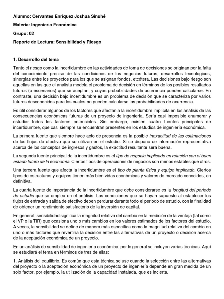 Cejs RL07 | PDF | Incertidumbre | Riesgo