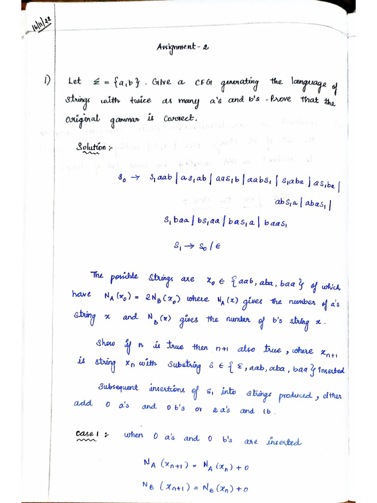Toc Assignment 2 | PDF