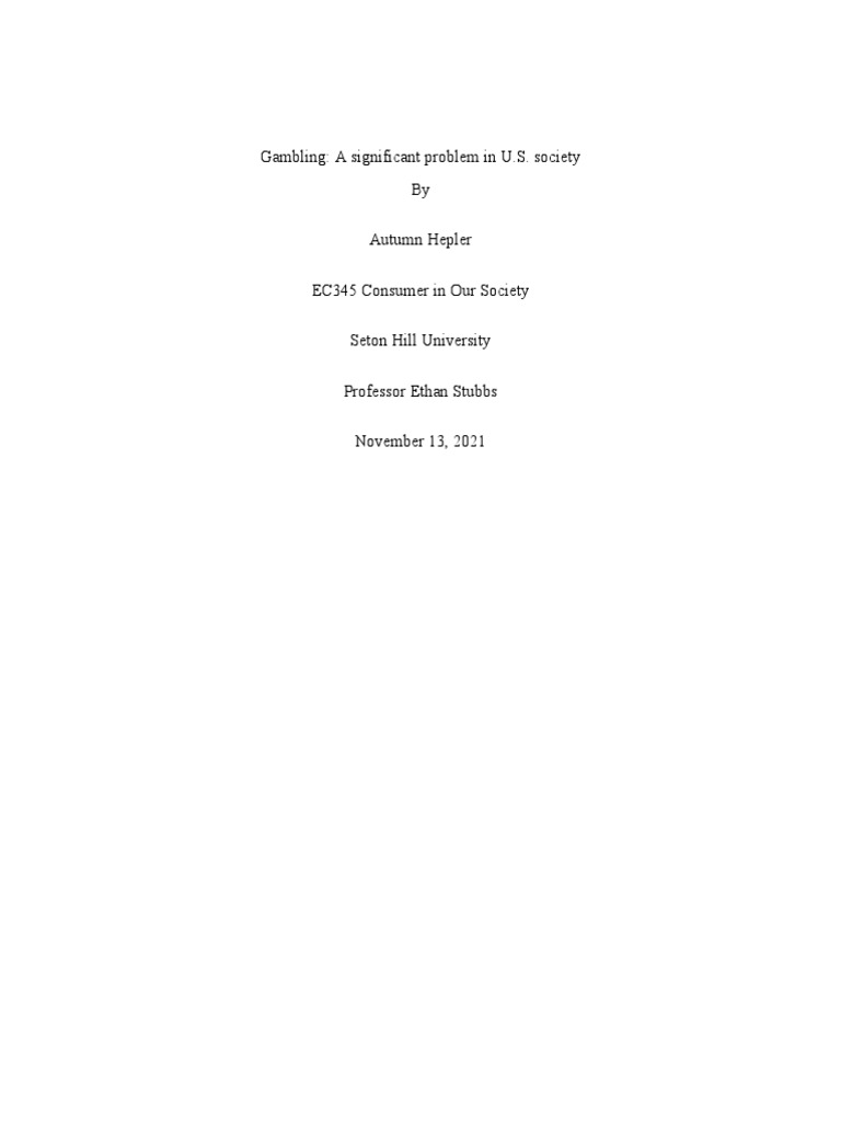 Autumn Hepler Mod 2 Common Assignment The Whiskey Rebellion | PDF | Gambling | Casino