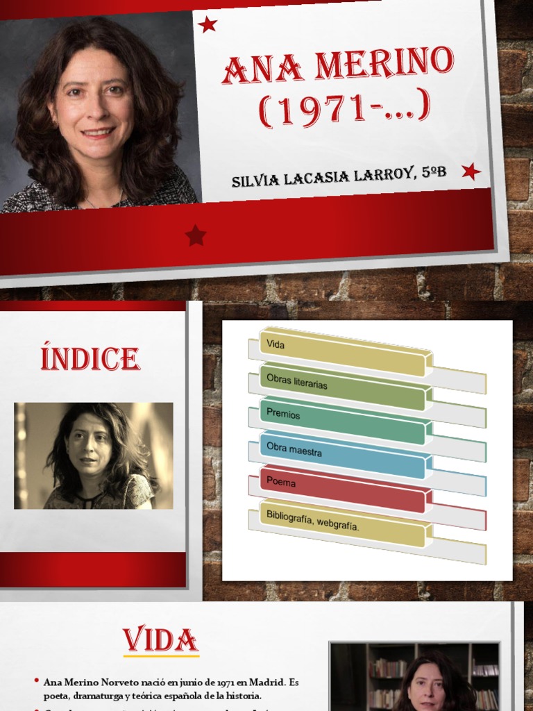 Perfil literario y obra de la poeta española Ana Merino | PDF | Poesía