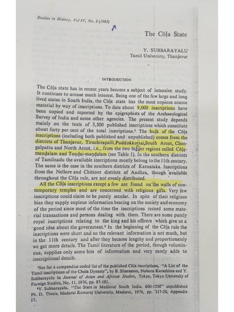 The Chola Dynasty | PDF