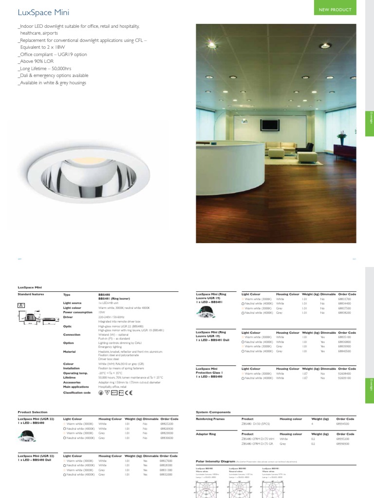 1 Downlight | PDF | Light Emitting Diode | Lighting