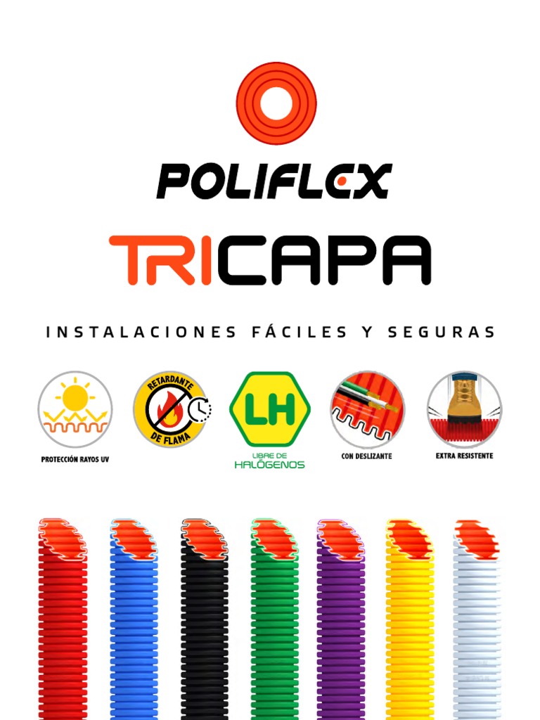 Catalogo Poliflex | PDF | Tubería (transporte de fluidos) | Bienes manufacturados