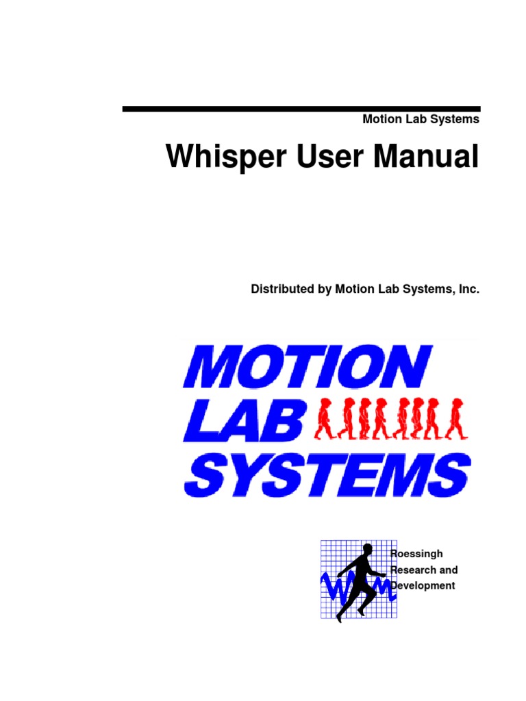 DP-Whisper UM | PDF | Amplitude | Electromyography
