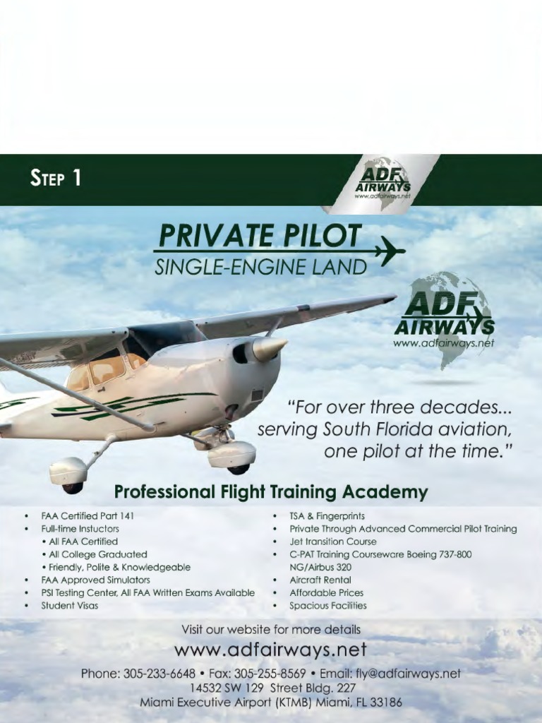 Pilot Training in South Florida | PDF | Flight Instructor | Federal ...