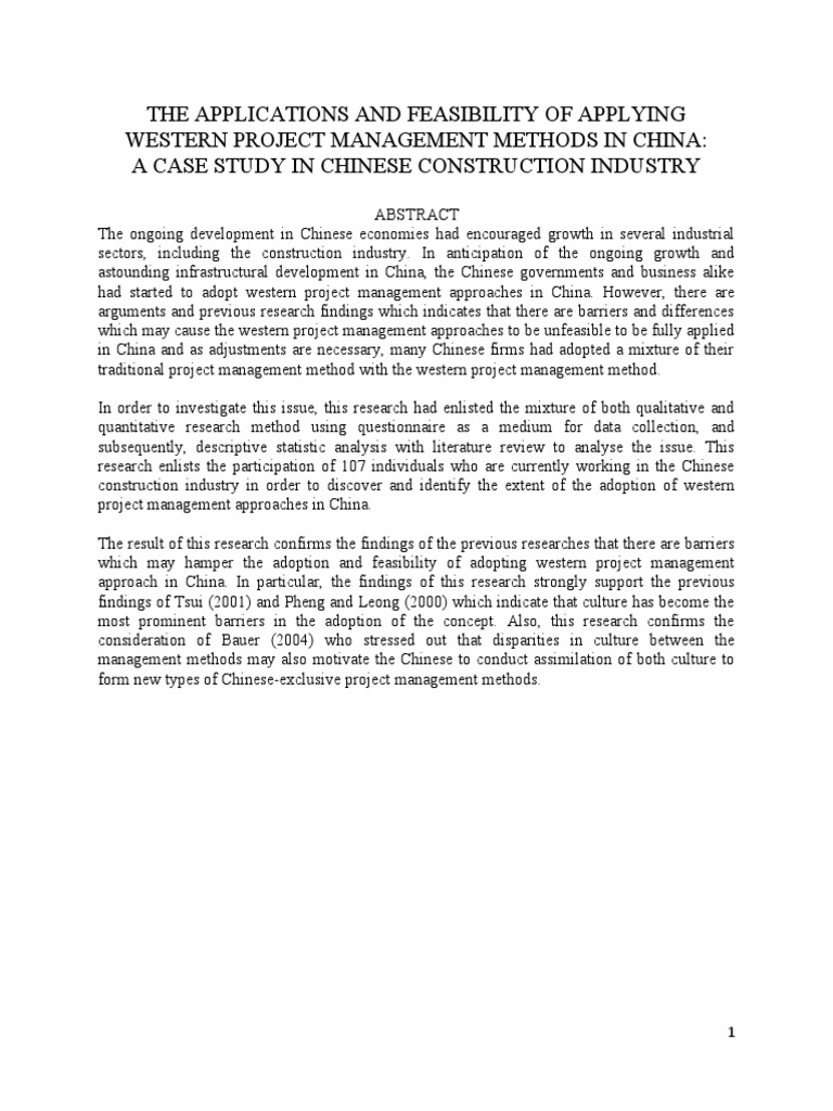 Project Management Dissertation | PDF | Project Management | Leadership