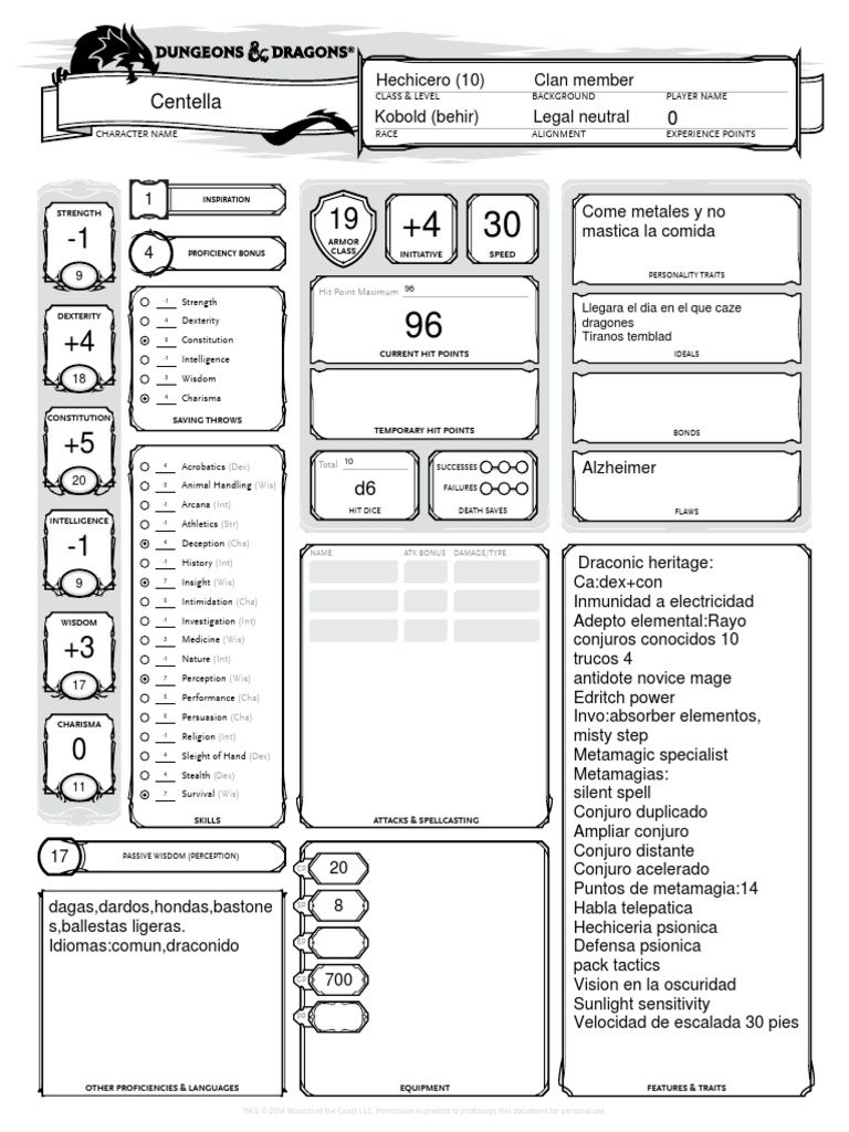 Chispa | PDF | D20 System | Role Playing