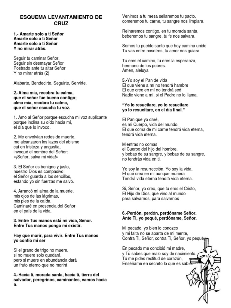 Cantos Levantada de Cruz | PDF | Cristo (título) | Pecado