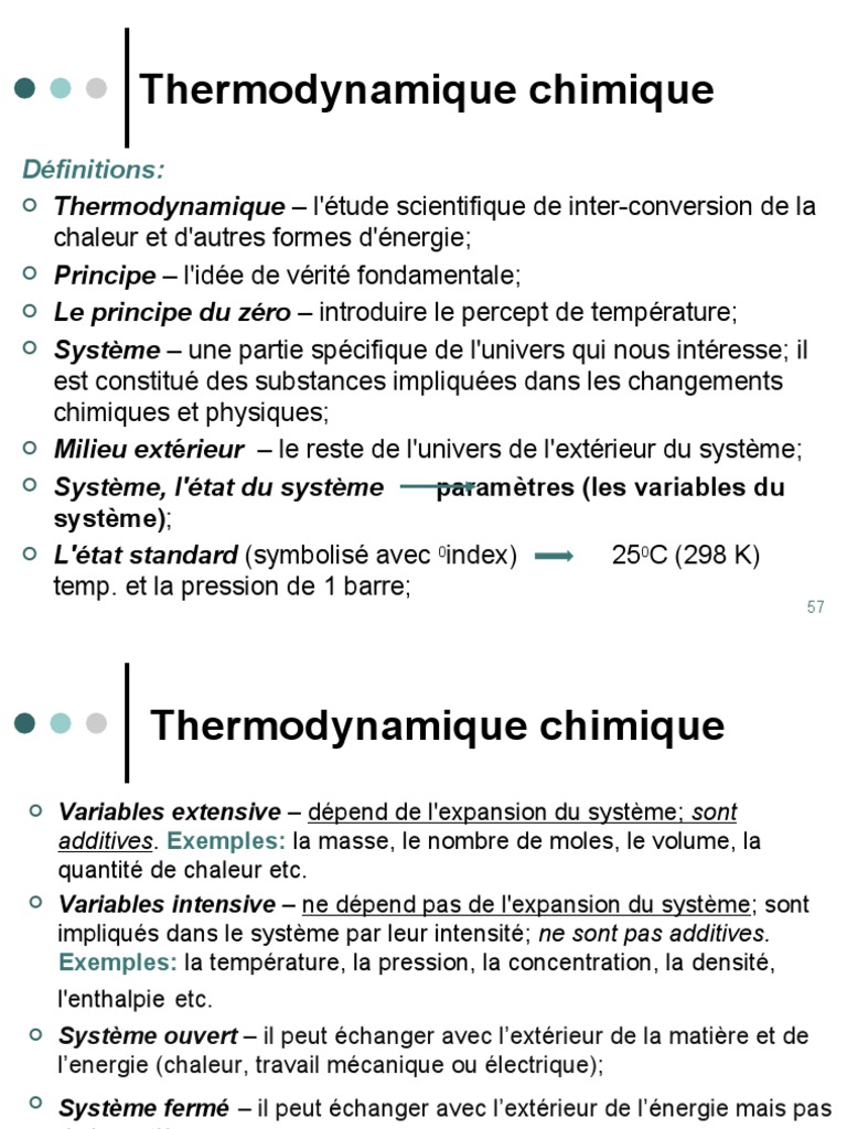 Cours 5 | PDF | Chaleur | Thermodynamique