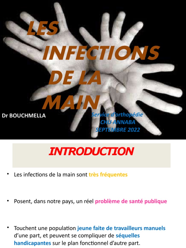 Infections de la main : Phlegmon et Panaris | PDF | Main | Maladies et ...