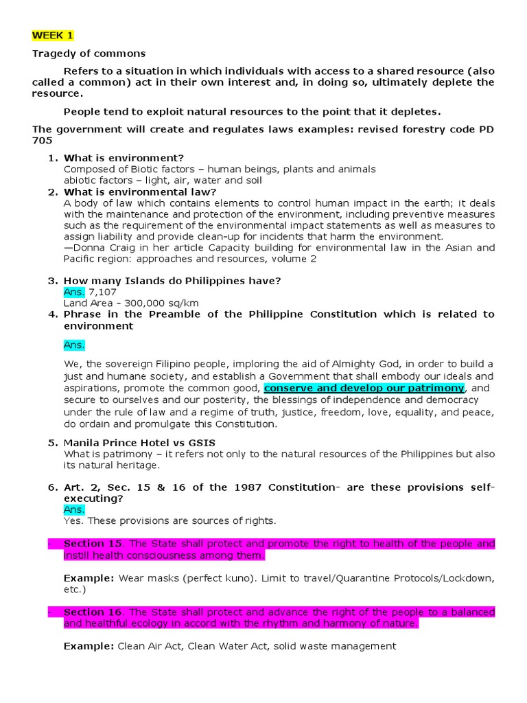 NatRes Compiled Questions Edited | PDF | Territorial Waters | United Nations Convention On The ...