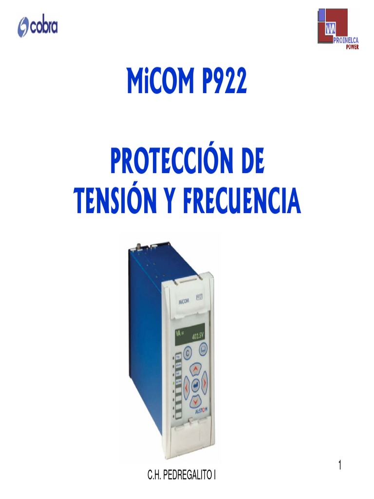 Curso Protecciones - P922 | PDF | Relé | Ciencias de la Computación