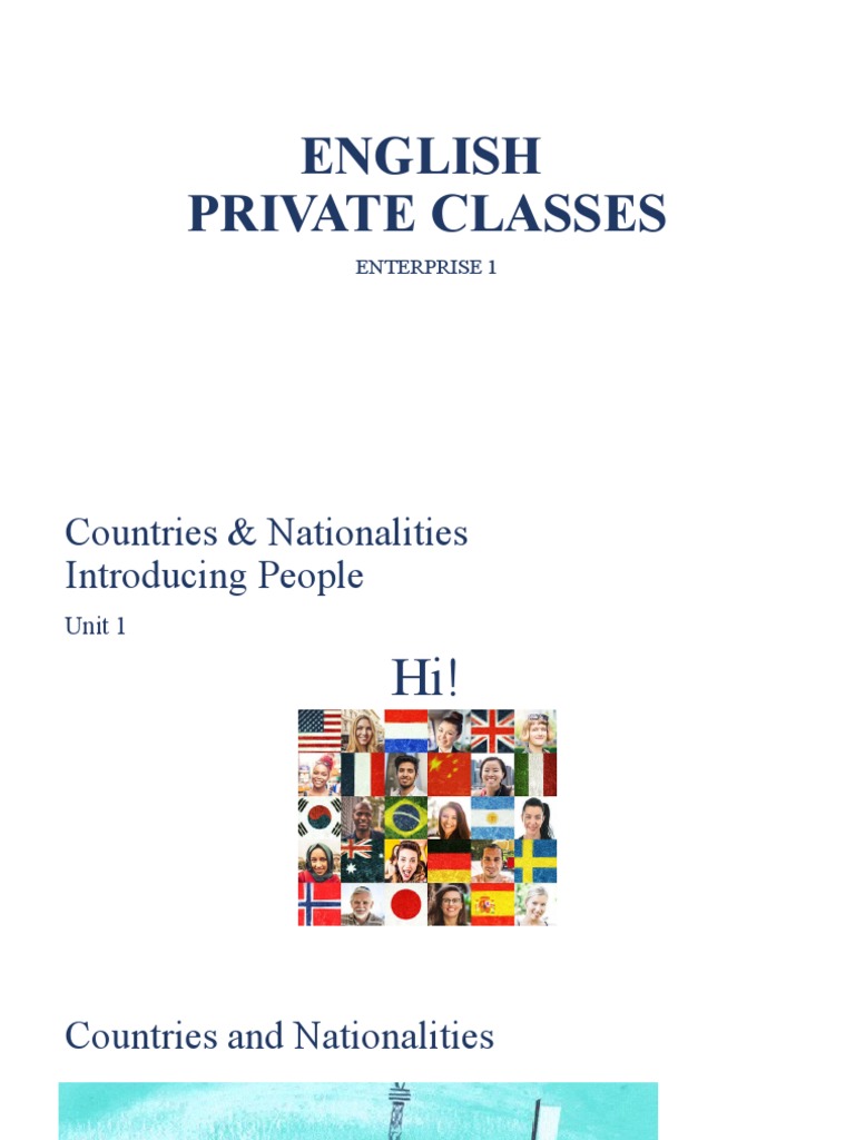 Enterprise01 Unit1 Part 01 | PDF