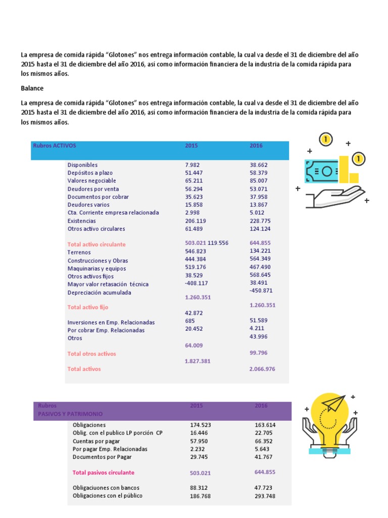 EEFF de Una Empresa | PDF