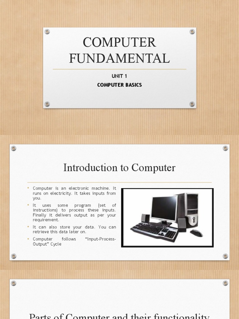 Computer Basics Pdf Computer Keyboard Input Output