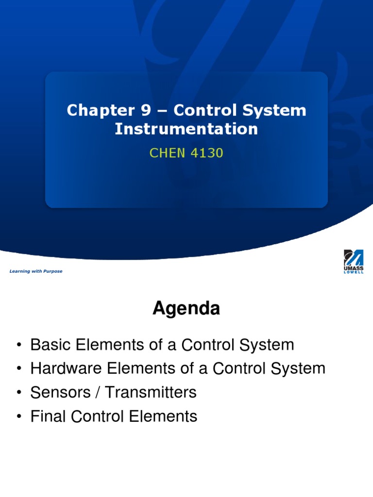 Chapter 9 - Instrumentation | PDF | Sensor | Valve