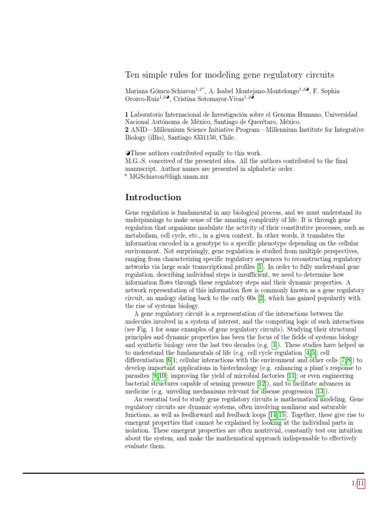 Ten Simple Rules 2022 | PDF | Conceptual Model | System