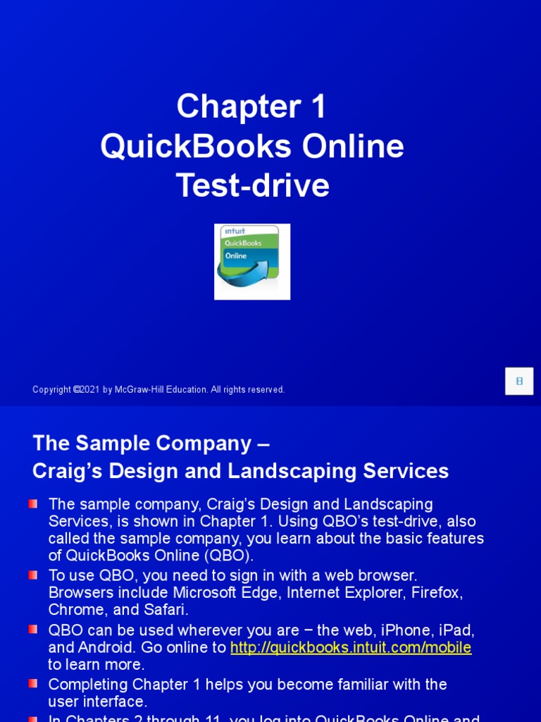 Yacht QBO 3e Instructor PPT Chapter01 | PDF | Quick Books | Software Engineering