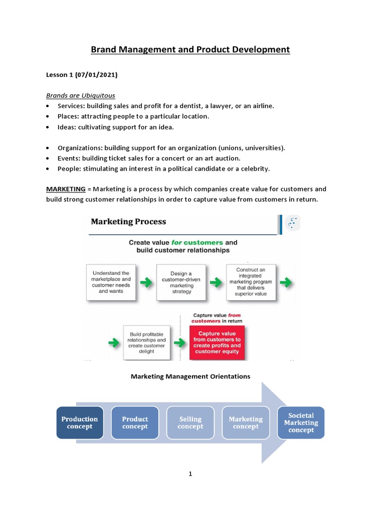 Brand Management and Product Development | PDF | Brand | Strategic ...