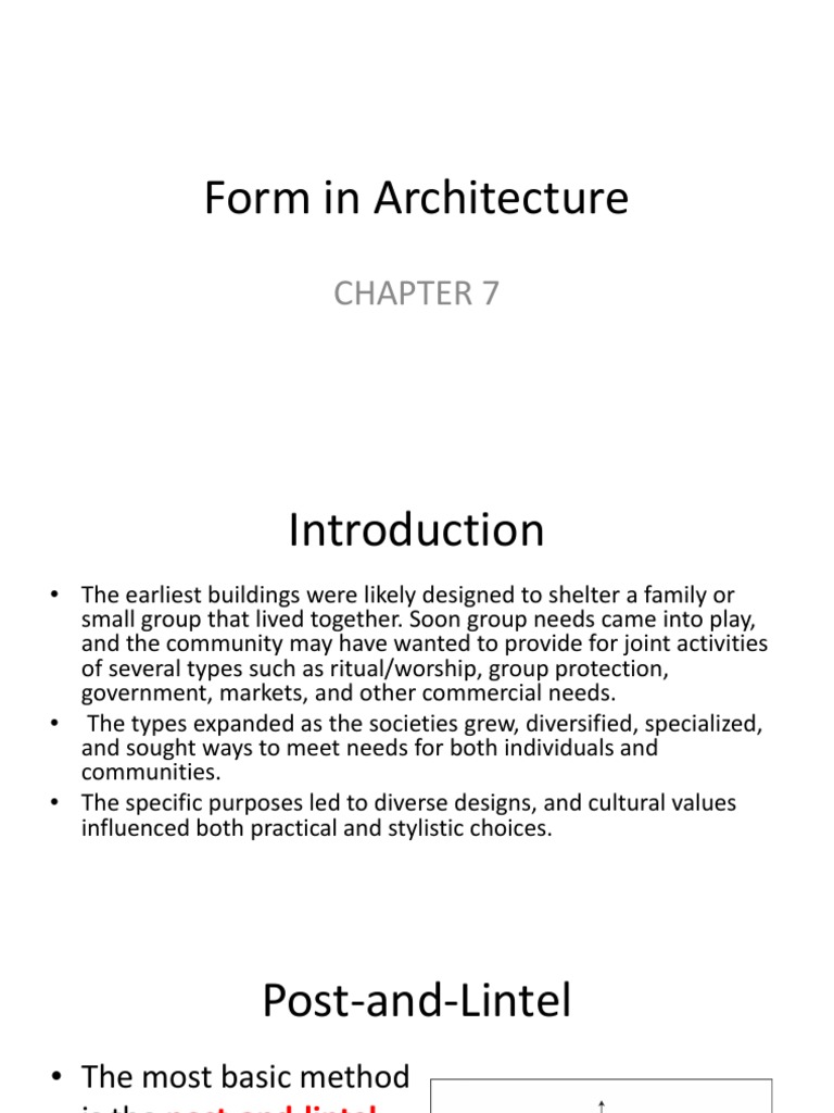 Art Chapter 7 Form in Architecture | PDF | Pyramid | Temple