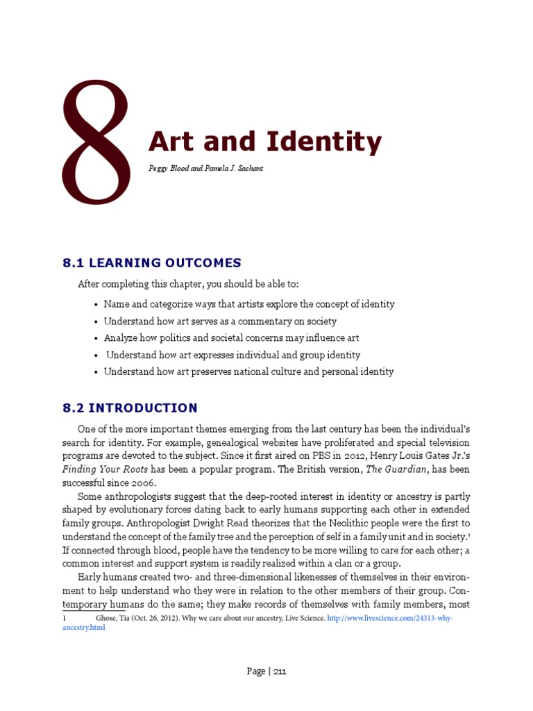 Art's Role in Identity Exploration | PDF | Identity (Social Science ...