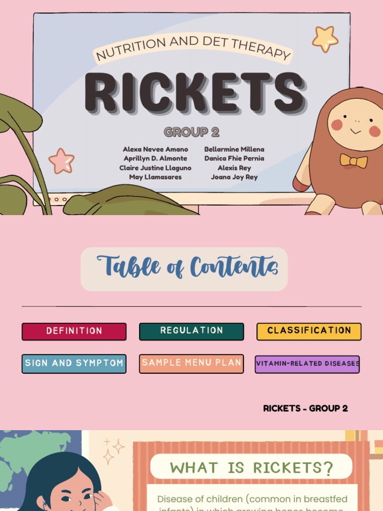 RICKETS | PDF | Vitamin D | Food And Drink