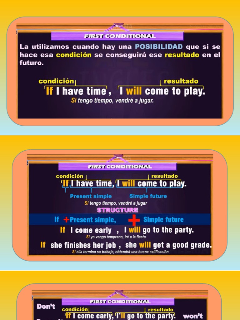 Primer Condicional | PDF