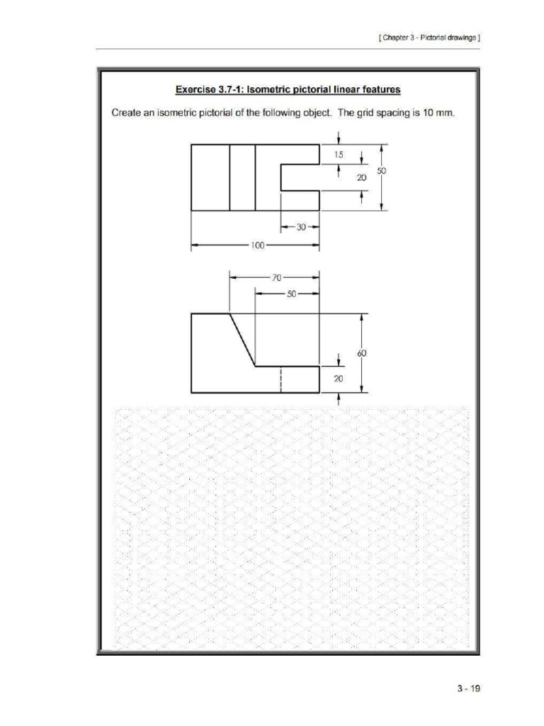 2 Ejercicios de Dibujo Isometrico | PDF