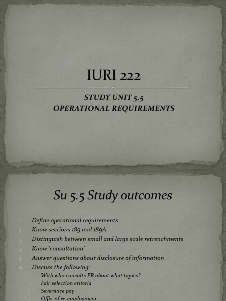 Study Unit 5.5 | Download Free PDF | Employment | Business Law