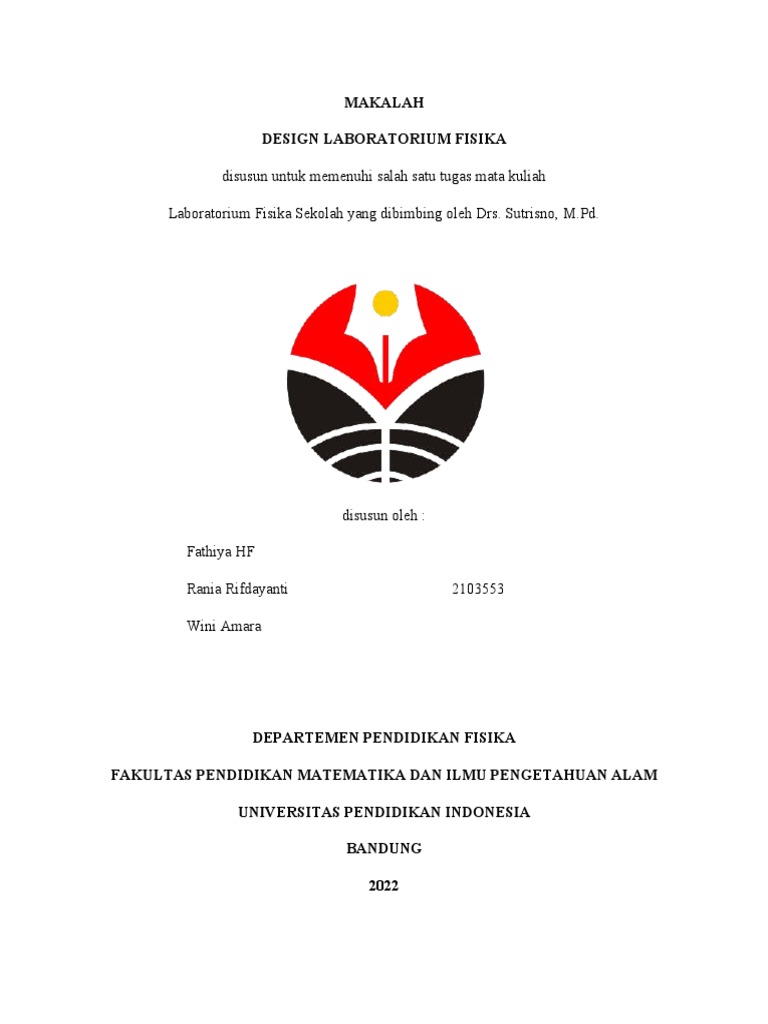 Design Laboratorium Fisika Sekolah 2 | PDF