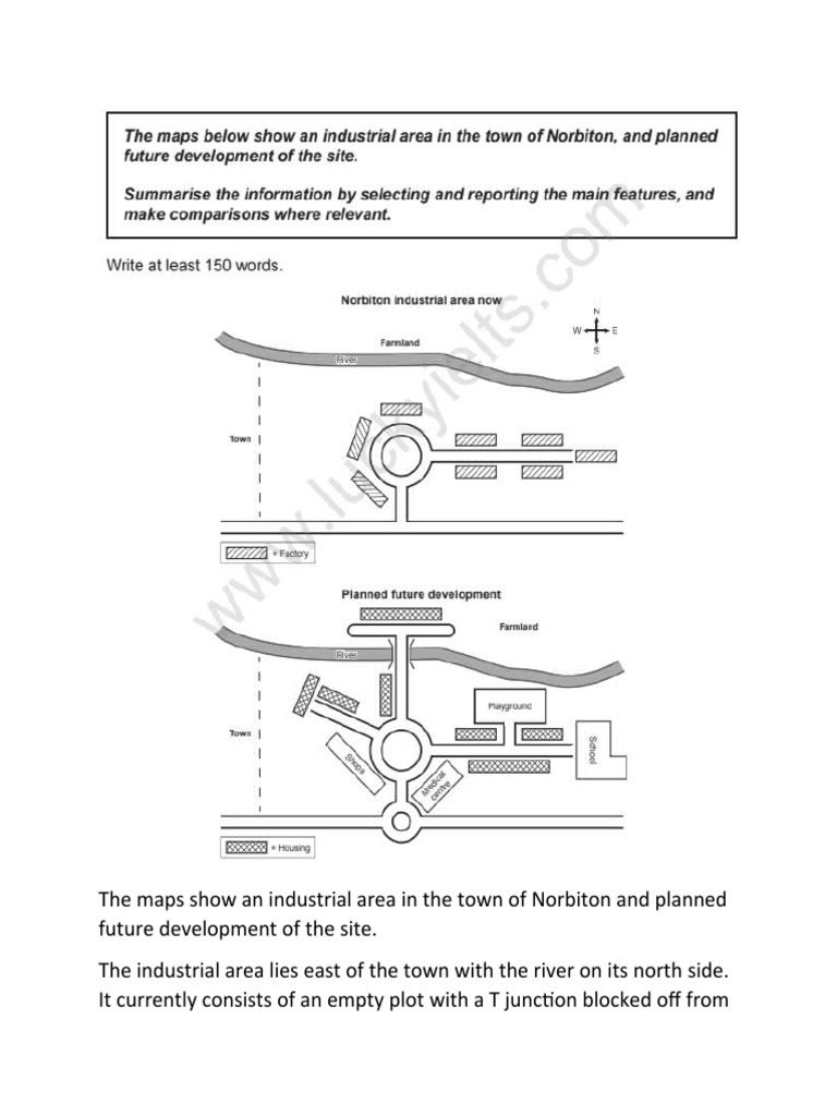 The Maps Show An Industrial Area in The Town of Norbiton and Planned ...