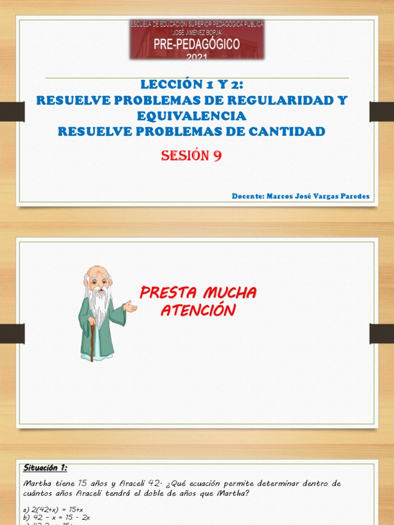Lección 1 y 2 - Sesion 9 | PDF | Métodos y materiales de enseñanza