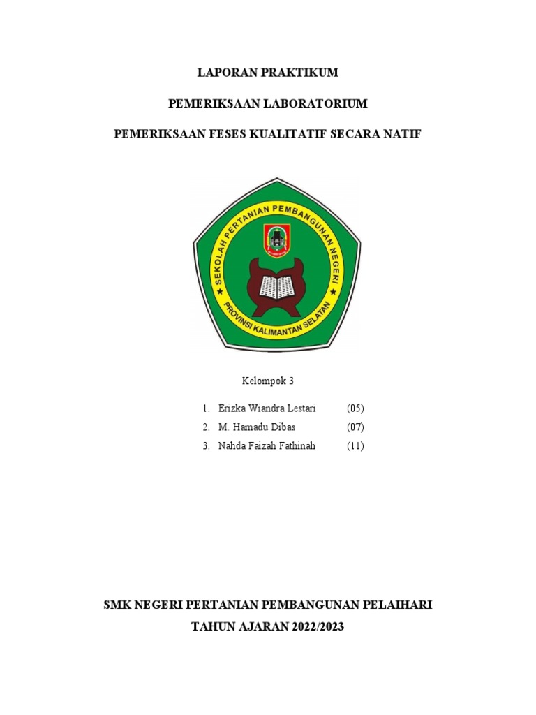 Pemeriksaan Feses Sapi: Metode Natif | PDF