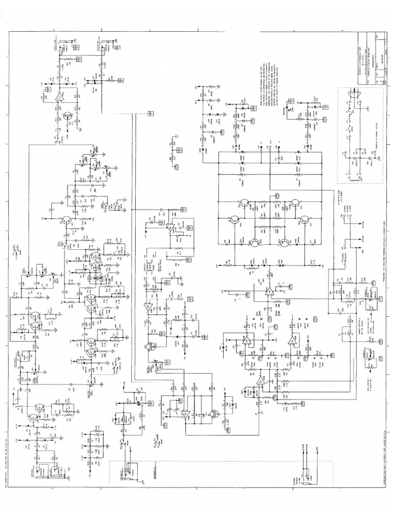 Peavey Transtube Express Studio Pro 112 Schematics | PDF