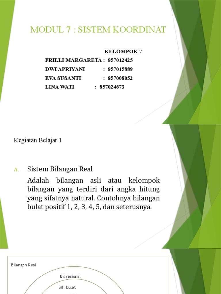 Modul 7 Sistem Koordinat Edit | PDF