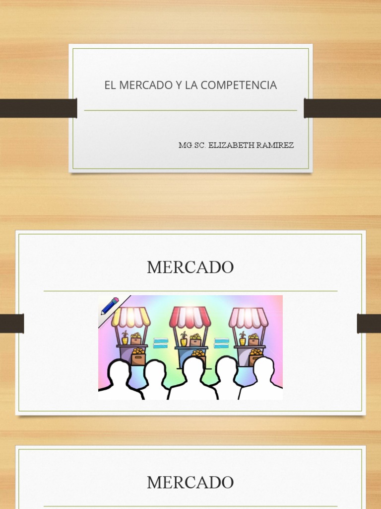 El Mercado y La Competencia | PDF | Mercado (economía) | Monopolio