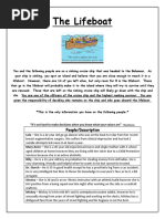 The Lifeboat Activity | PDF | Substance Abuse | Stereotypes