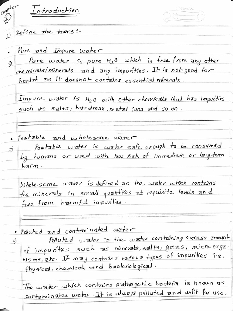 Water Supply Assignment | PDF